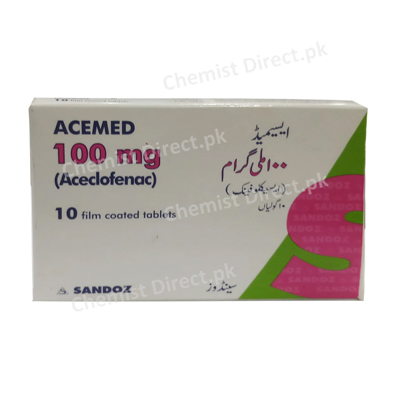Acemed 100mg Tablet – ChemistDirect.pk