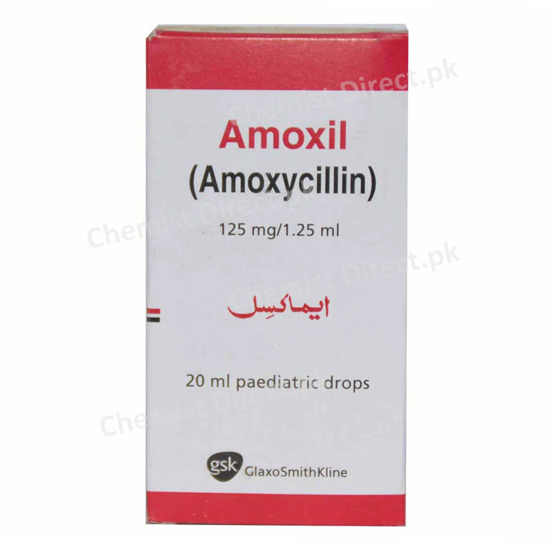 Amoxil 125mg/1.25 Drops – ChemistDirect.pk