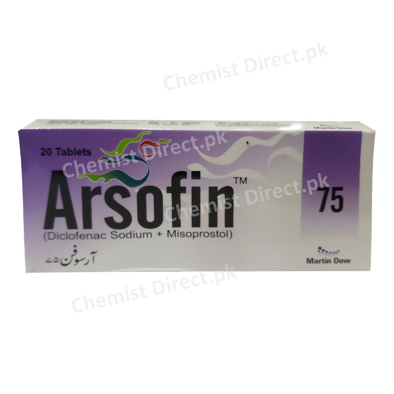 Arsofin 75mg Tablet – ChemistDirect.pk