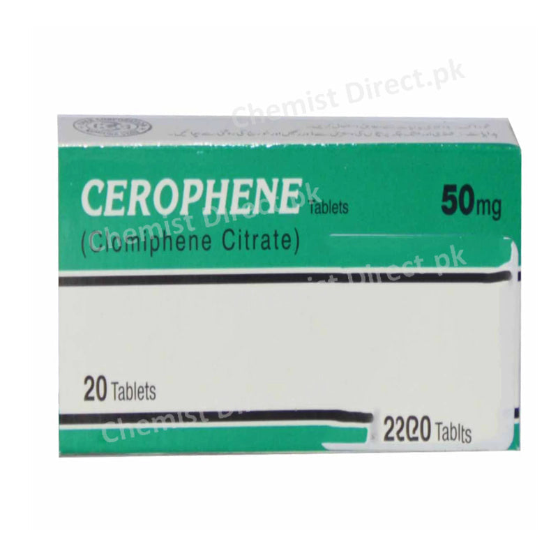 Cerophene 50mg Tablet – ChemistDirect.pk