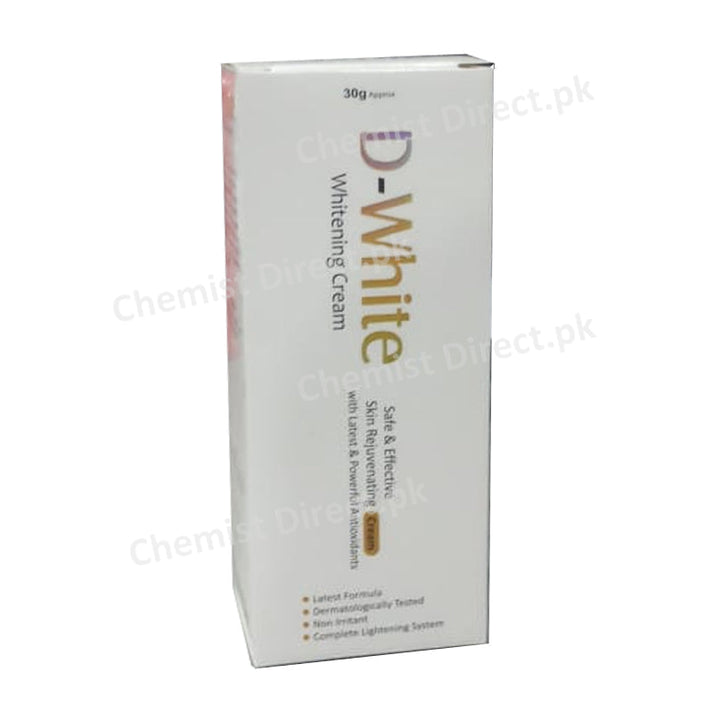 D White whitening cream 30gm – ChemistDirect.pk