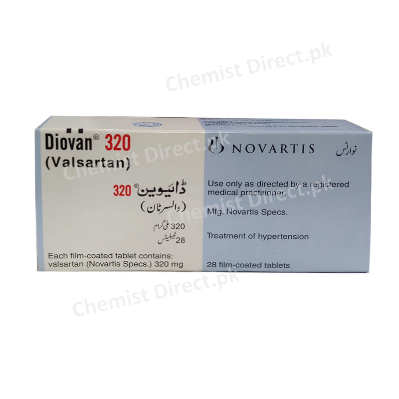 Diovan 320mg Tablet – ChemistDirect.pk