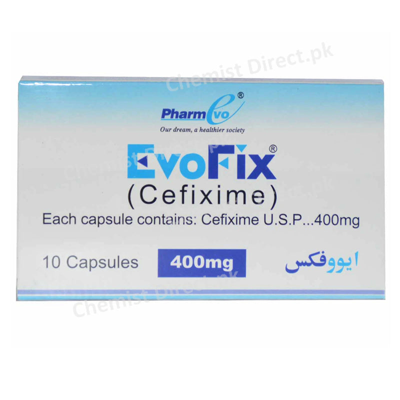 Evofix 400mg Capsule – ChemistDirect.pk