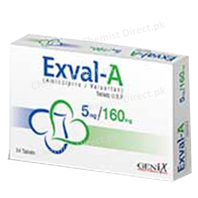 Exval-A 5mg/160mg Tablet – ChemistDirect.pk