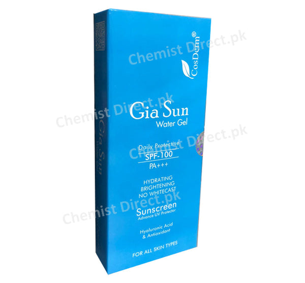 Gia Sun SPF-100 PA++ Water Gel – ChemistDirect.pk