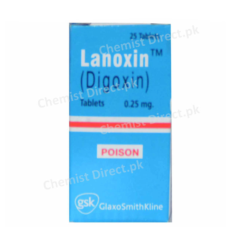 Lanoxin 0.25mg Tablet – ChemistDirect.pk