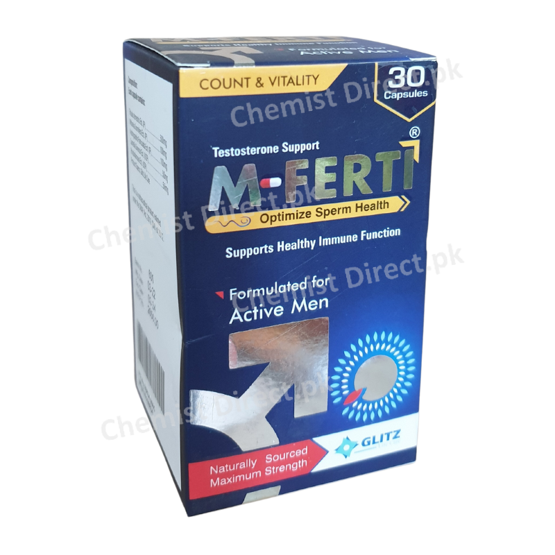 M-FERTI Optimize Sperm Health 30 Capsules – ChemistDirect.pk