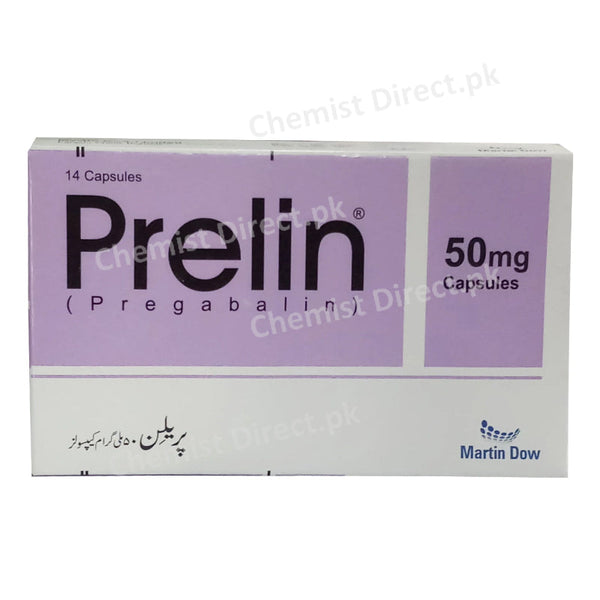 Prelin 50mg Capsules – ChemistDirect.pk