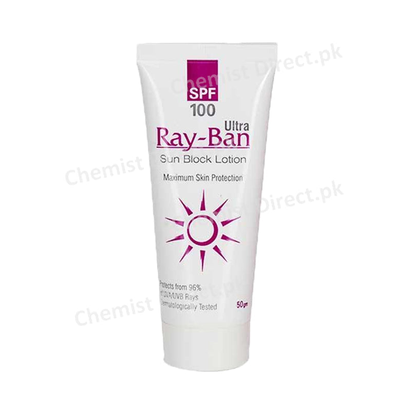 Ray-Ban Ultra Sun Block Lotion 50gm – ChemistDirect.pk