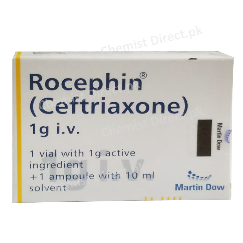 Rocephin 1G IV Injection – ChemistDirect.pk