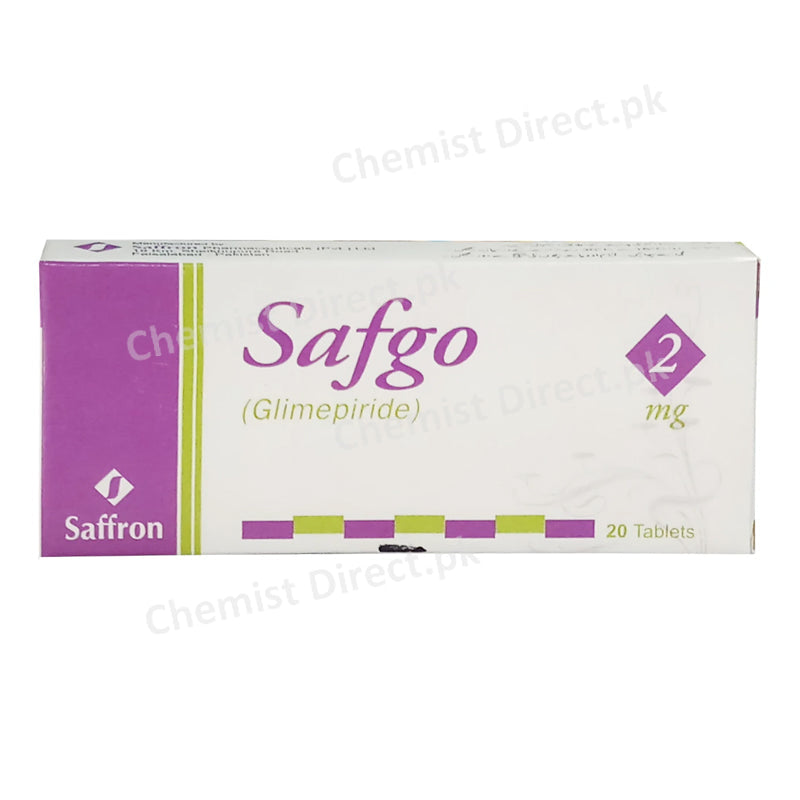 Safgo 2mg Tablet – ChemistDirect.pk