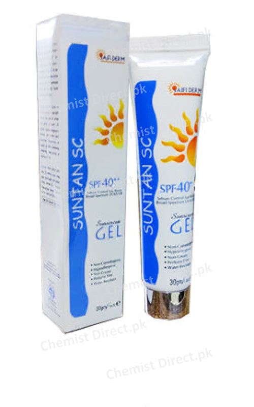 Suntan Sc Sunscreen Gel SPF 40++ – ChemistDirect.pk