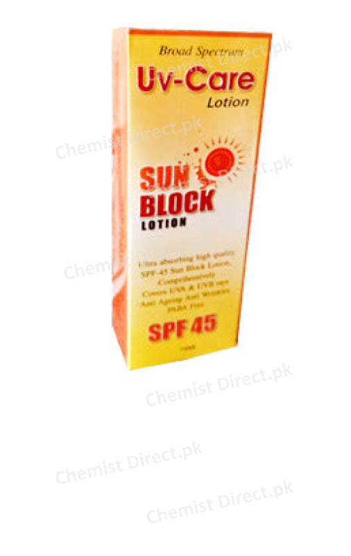 Uv-Care Sun Block Lotion 75ml SPF45 – ChemistDirect.pk