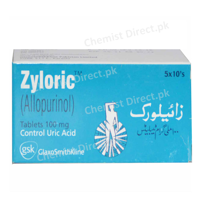 Zyloric 100mg Tablet – ChemistDirect.pk